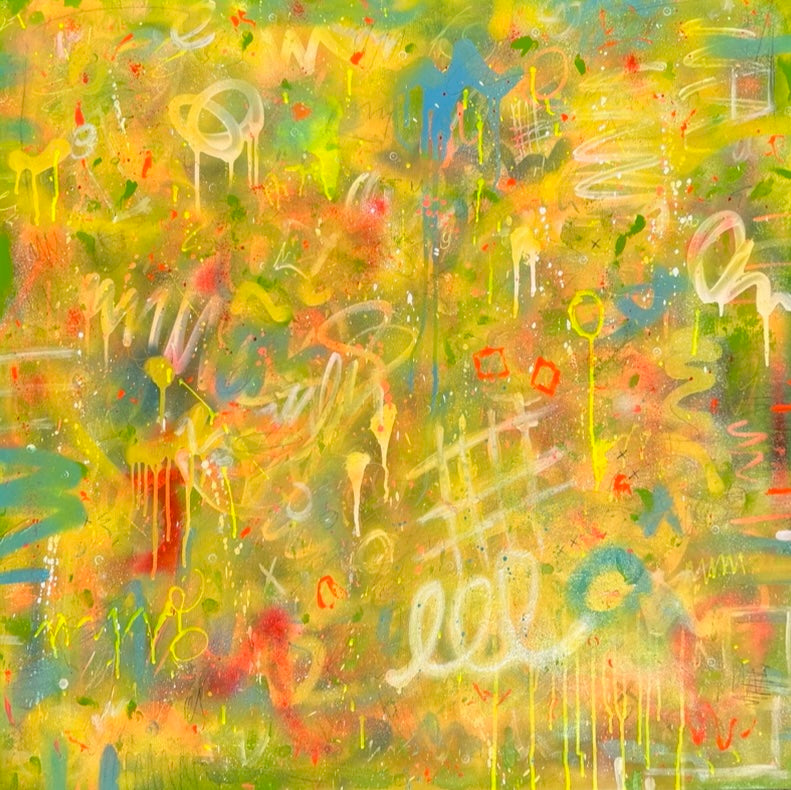 Kiwi Lemonade [36x36] – Jennifer Patzer Art