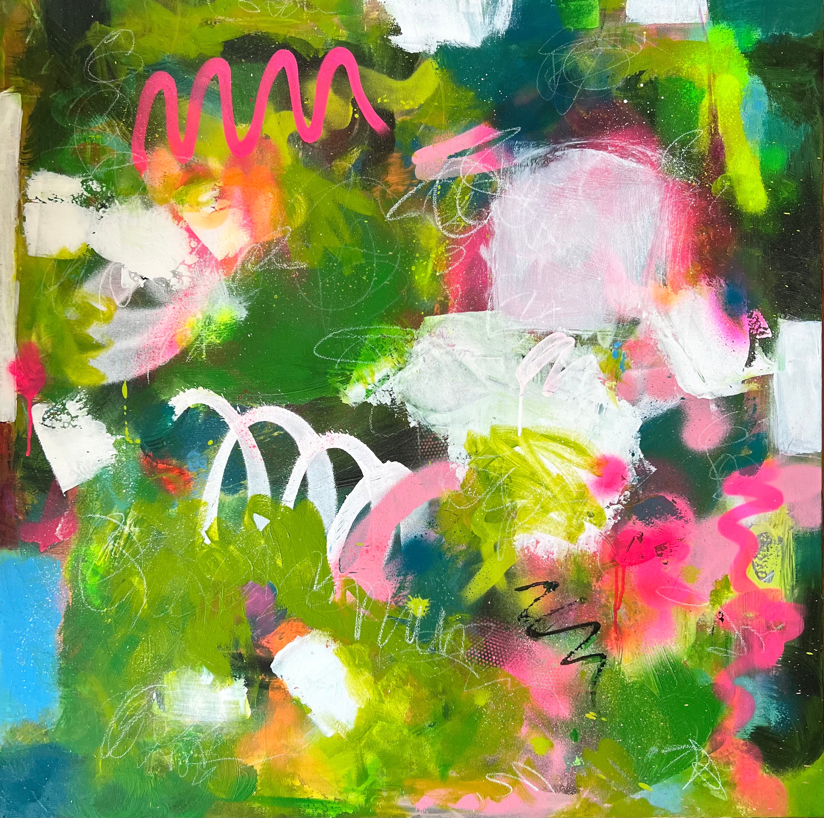 Swaying Palms [36x36] – Jennifer Patzer Art